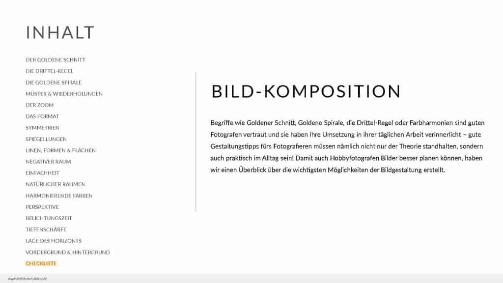 Grundlagen Bildgestaltung / Bildkomposition / Lichtsituationen in der ...