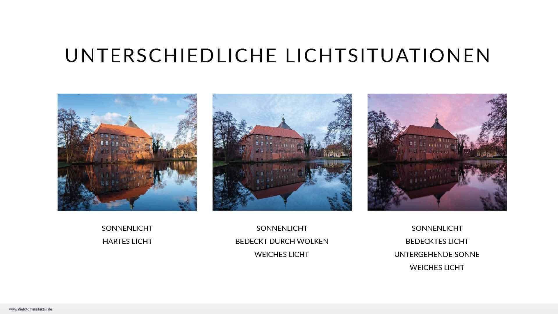 Grundlagen Bildgestaltung / Bildkomposition / Lichtsituationen in der ...