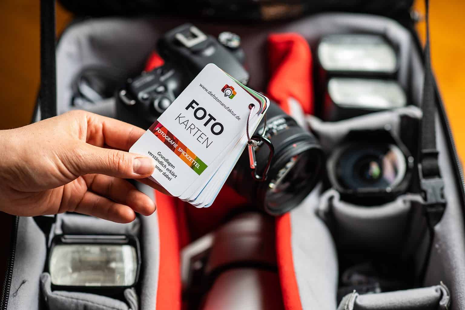 Fotokarten Grundlagen Fotografie – Spickzettel & Lernkarten für die ...