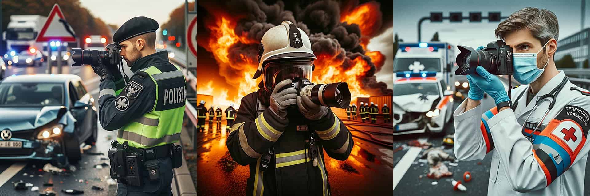 Einsätze fotografieren - Fotos von Feuerwehr, Polizei, THW und ...